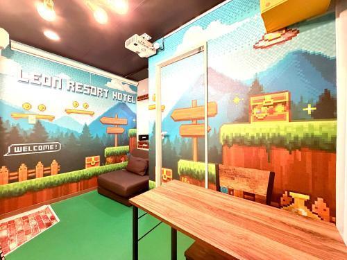 LEON RESORT HOTEL Max4people 15min Shibuya Game Collector's Room LEON ...